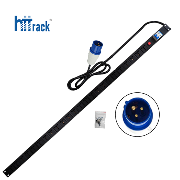 Thanh nguồn PDU Universal 24 Port - Phích cắm công nghiệp